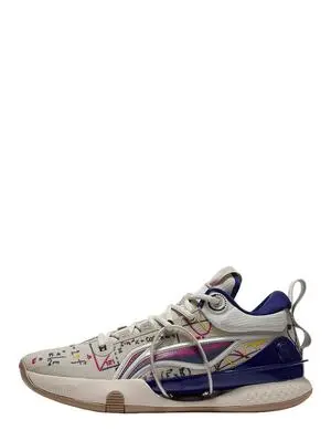LI-NING Speed Premium Athletic Sneakers - Beige/navy
