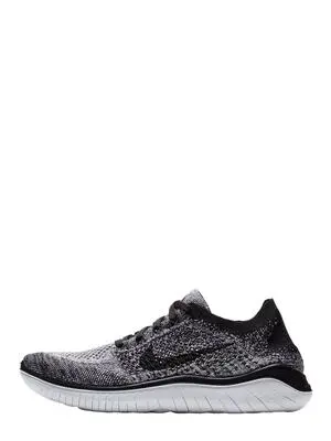 Nike Free Rn Flyknit 2018 Athletic Sneakers - White/black