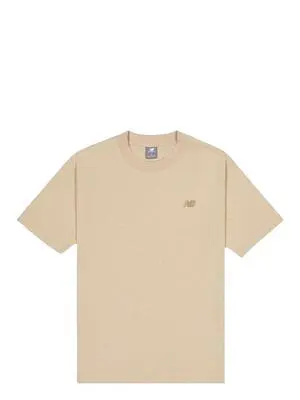 NEW BALANCE Athletics Cotton T-shirt Asia Sizing - Stoneware