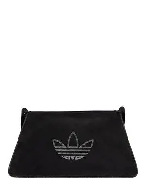 Adidas Rhinestone Embellished Shoulder Bag - Black