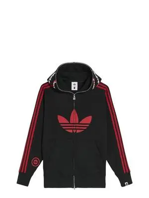 Adidas X Bape Track Jacket - Black/red