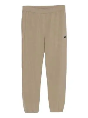 A BATHING APE A Bathing Ape Ape Head One Point Sweat Pants 'beige'