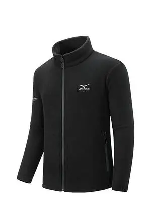 Mizuno Logo Fleece Jacket - Black