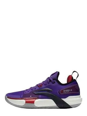 LI-NING Speed Premium Basketball Sneakers - Purple/black/white