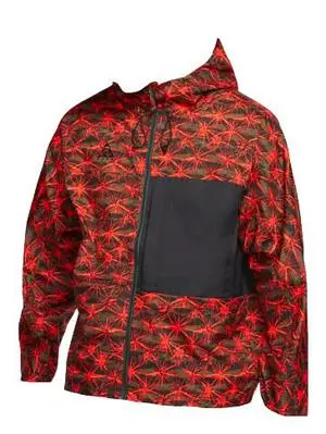 Nike Aop 2.5l Packable Jacket - Rush Red/black