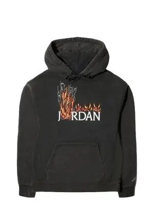 JORDAN X Travis Scott Track Flame Hoodie - Black