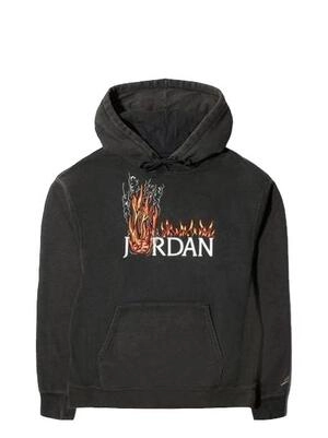 JORDAN X Travis Scott Track Flame Hoodie - Black