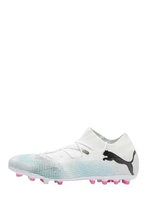 PUMA Future Match Mg Cleats - White/blue/pink