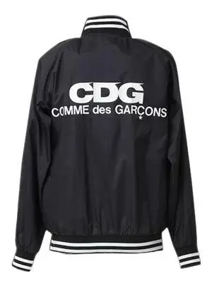 Comme Des Garçons Varsity Jacket - Black