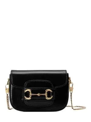 Gucci Gucci Horsebit 1955 Super Mini Bag Black