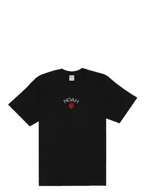 NOAH Noah Rose Logo T-shirt 'black' Black