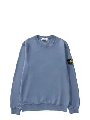 Stone Island Stone Islandgarment Dyed Felpa Sweatshirt 'blue' Blue