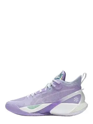 LI-NING Sonic Ultra Mid Sneakers - Purple/white/green