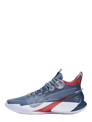 LI-NING Sonic Ultra Mid Sneakers - Navy/white/red