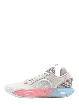 LI-NING Li-Ning Wade All City 12 "Origin" Athletic Sneakers Beige/red/blue