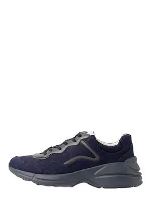 Gucci Rhyton Maxi Gg Supreme Sneaker - Navy/grey