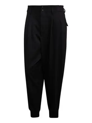 Adidas Y-3 Classic Refined Wool Cuff Pants - Black