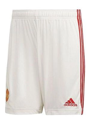 Adidas Manchester United Football Shorts - White/red