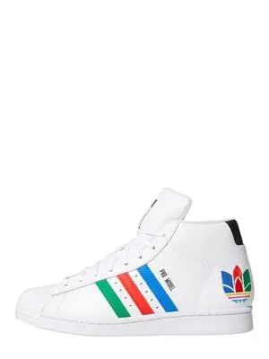 Adidas Adidas Pro Model High Top Sneakers Whiteblue