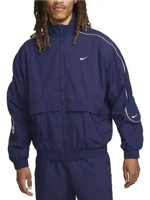 Nike Solo Swoosh Woven Track Jacket - Navy