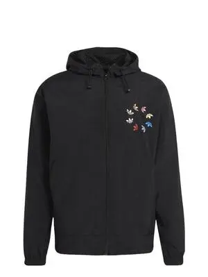 Adidas Logo Sports Black Track Jacket - Default Color