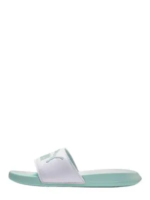 PUMA Popcat Slides - White/green