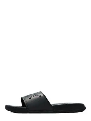 PUMA Popcat Swan Gradient Laser Slides - Black