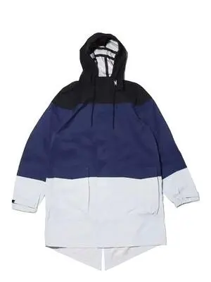 Nike Lab Colorblock Sports Hooded Windbreaker Jacket - Black/navy/grey
