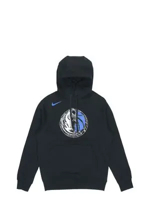 Nike Nba Dallas Mavericks Player Pullover Hoodie - Black