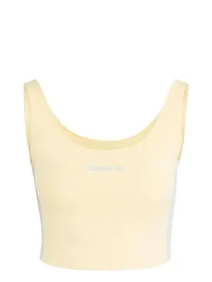 Adidas Island Club Crop Tank - Almost Yellow