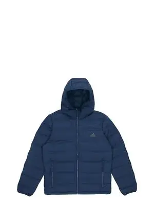 Adidas Hooded Down Jacket - Blue