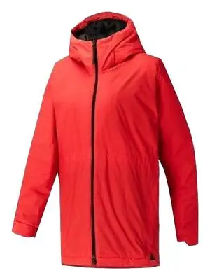 Adidas Hooded Down Jacket - Red