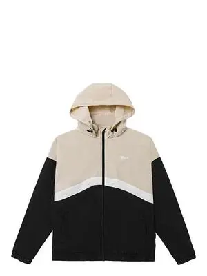 VANS Colorblock Zip Up Hooded Jacket - Tan