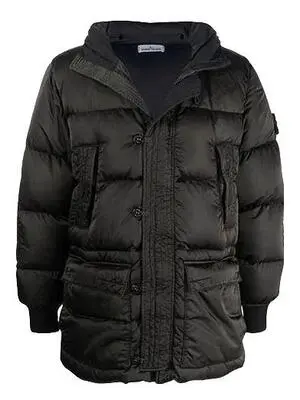 Stone Island Down Jacket - Black