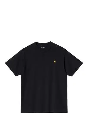 Carhartt Work In Progress American Script Short Sleeve T-shirt - Black