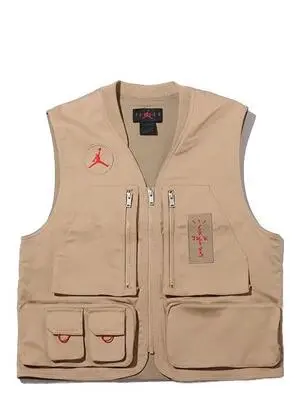 JORDAN Cactus Jack X Utility Vest - Khaki