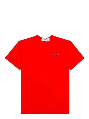 Play Comme Des Garcon Kawakubo Rei Love Short Sleeve - Red