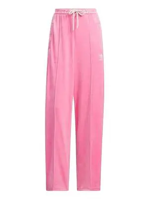 Adidas Originals Velour Track Suit Pants - Pink