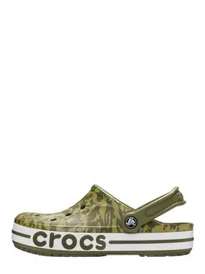 CROCS Camouflage Printed Sandals - Green