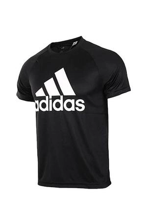 Adidas D2m Logo Tee - Black