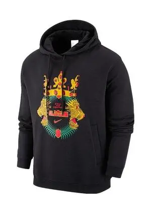 Nike Fleece Lined Hooded Sweatshirt - Black