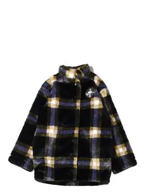 NIKE Nike Suede Plaid Stand Collar Jacket