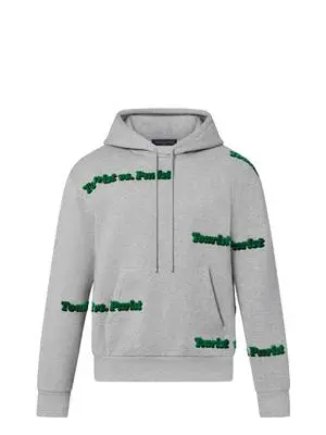LOUIS VUITTON Tourist Vs. Purist' Logo Hoodie - Grey