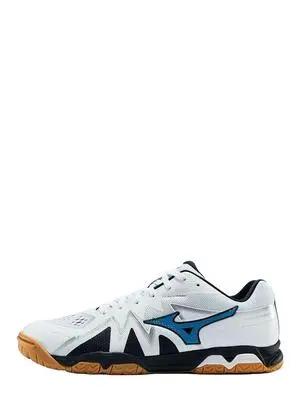 Mizuno Wave Medal Rise Athletic Sneakers - White/black