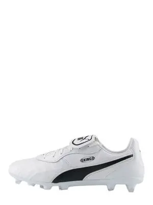 PUMA King Top Fg Soccer Cleats - White/black