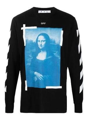 Off-White Mona Lisa Long-sleeve T-shirt - Black