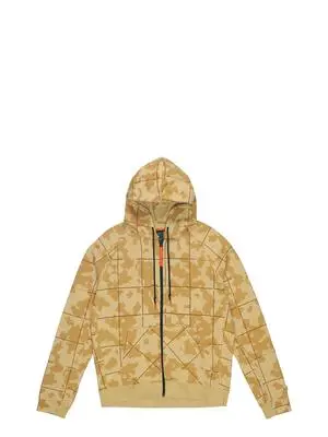 Nike Lebron All-over Print Full Zip Hoodie - Yellow