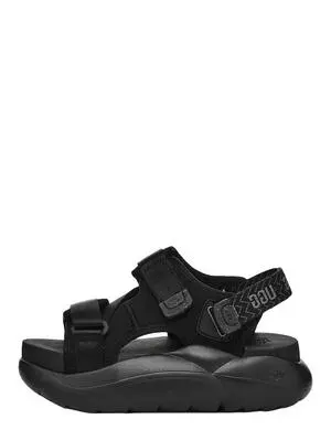 UGG La Alto Cross Strap Sandals - Black