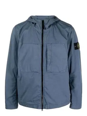 Stone Island Hooded Jacket - Dark Blue