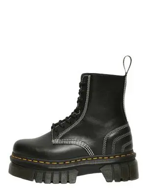 Dr. Martens Audrick Leather Platform Boots - Black
